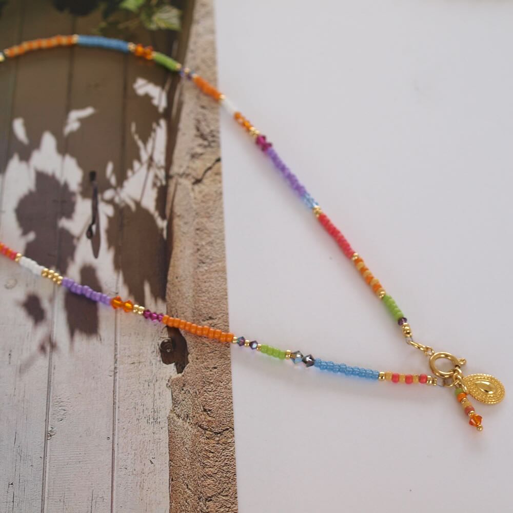 widaro halflange ketting summer multi – Widaro